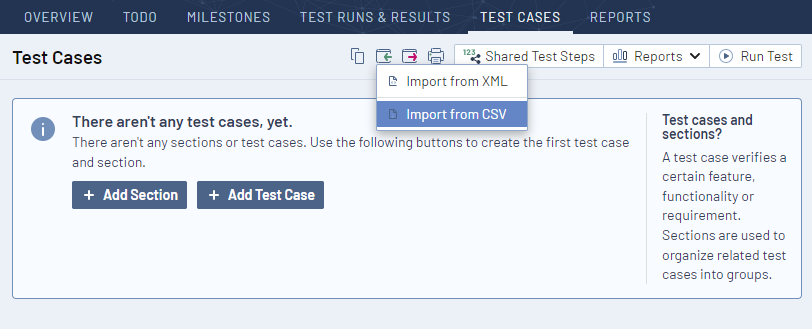 Migrate from qTest – TestRail Support Center