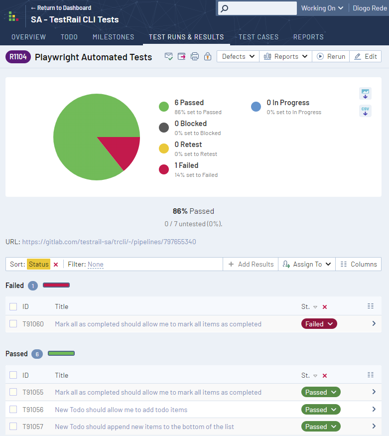 Integrating with GitLab CI/CD – TestRail Support Center Integrating with GitLab CI/CD – TestRail Support Center