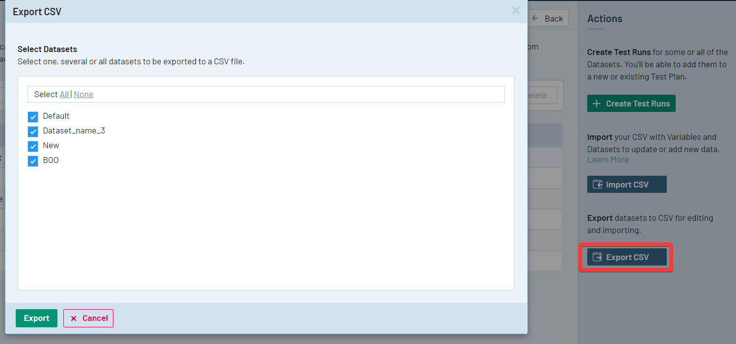 Test Parameterization Variables And Datasets Testrail Support Center