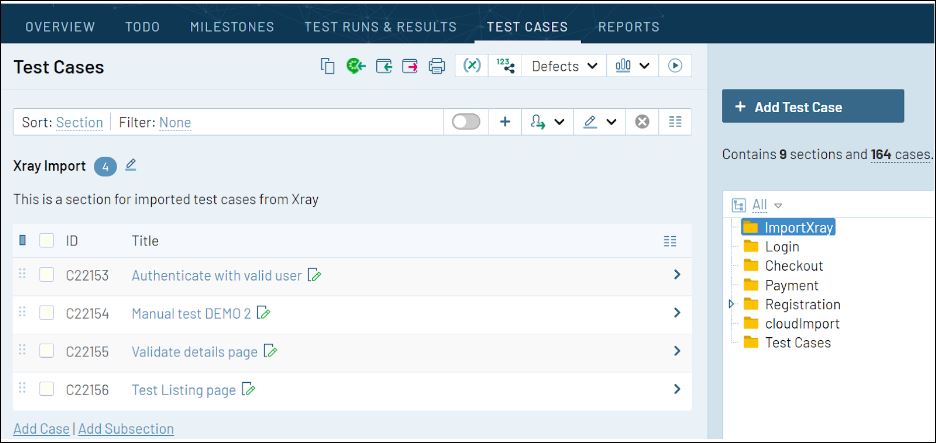 Migrate from Xray (Server and Datacenter) – TestRail Support Center