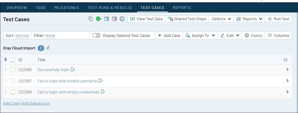 Migrate From Xray Cloud Testrail Support Center