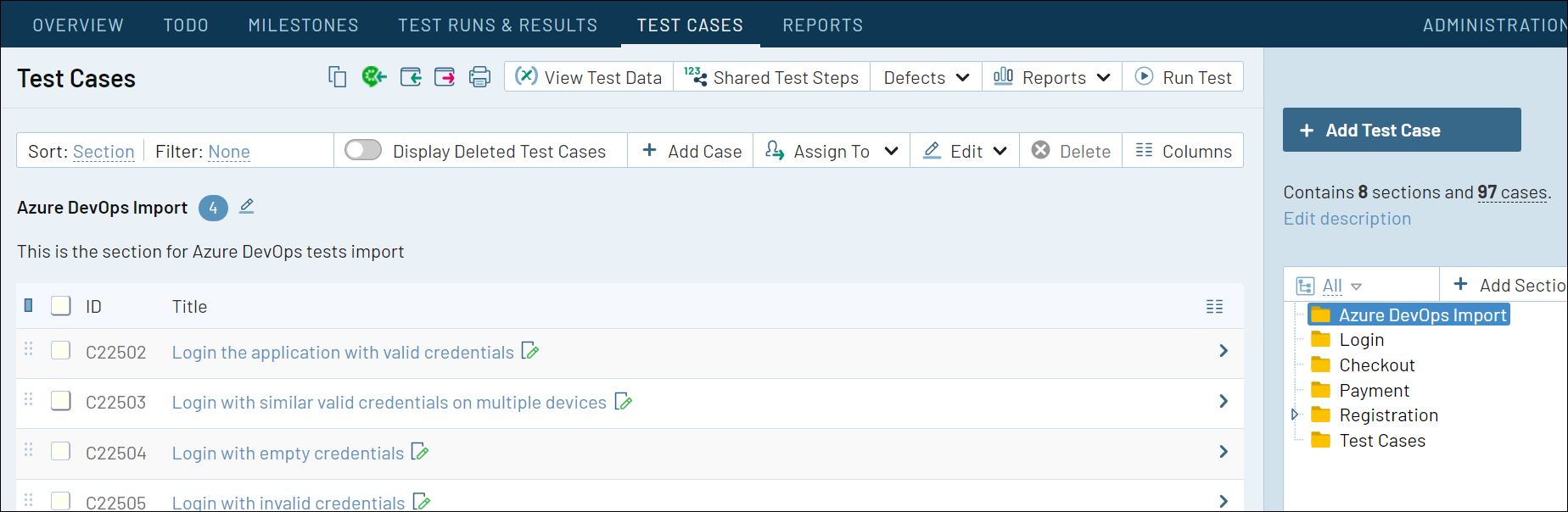Migrate From Azure Devops Testrail Support Center 