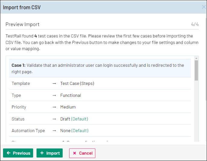 Migrate from TestLink – TestRail Support Center