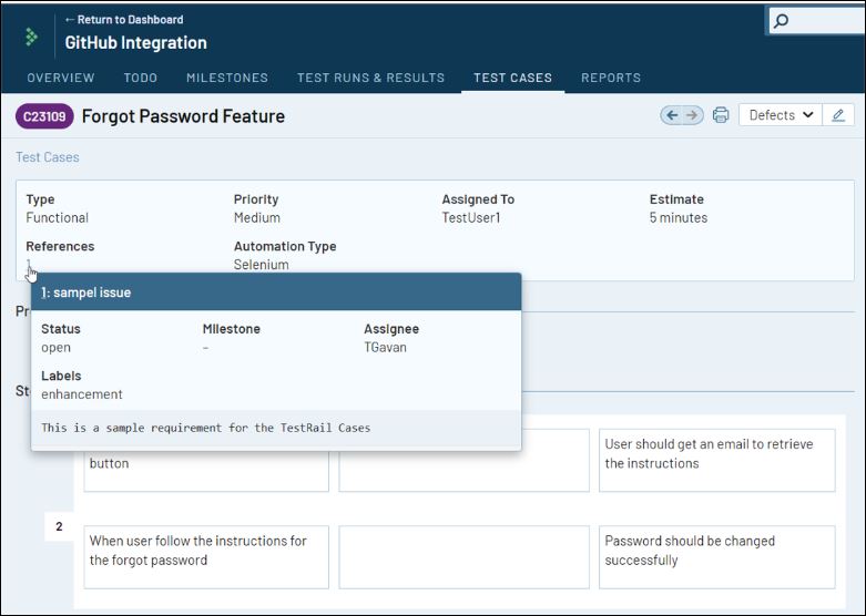 Integrate With Github Testrail Support Center