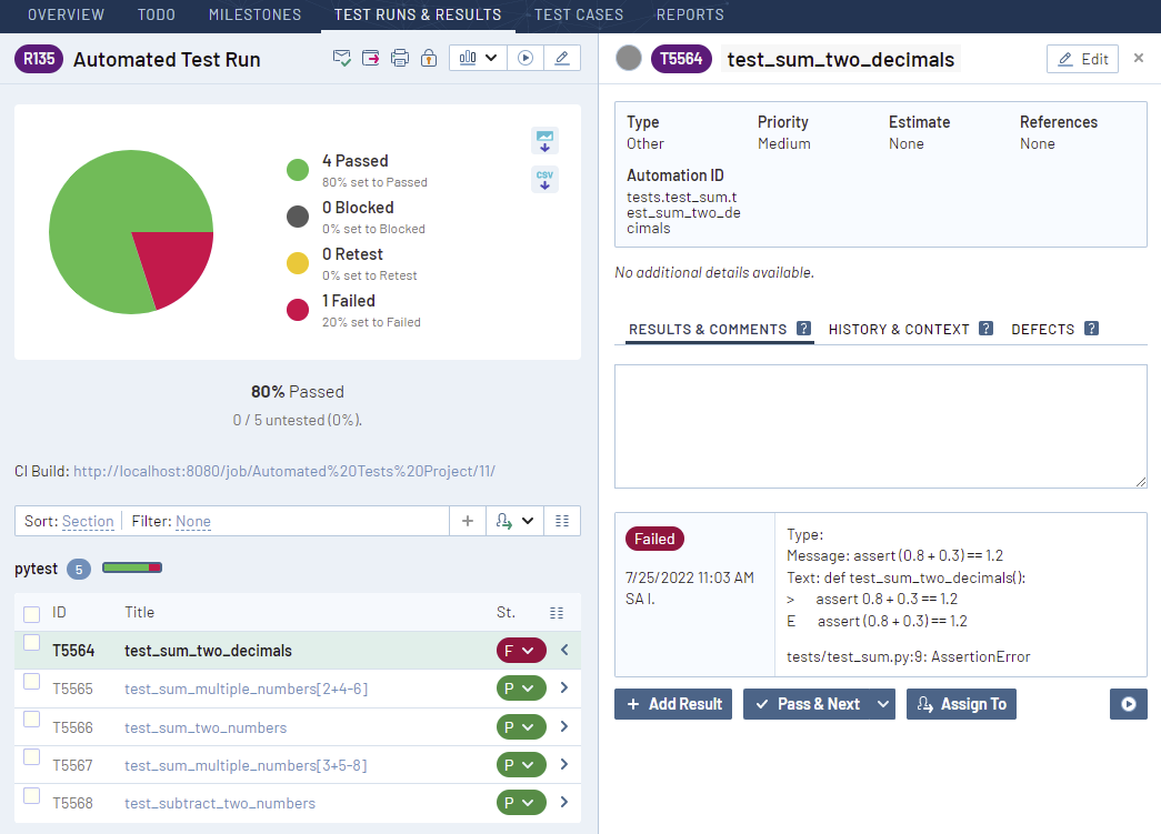 Integrating With Jenkins Pipeline Testrail Support Center 