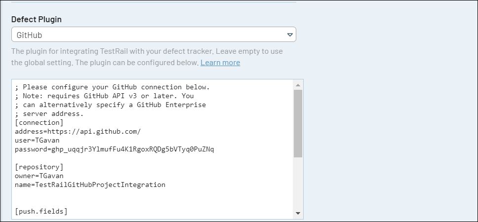Integrate With Github Testrail Support Center