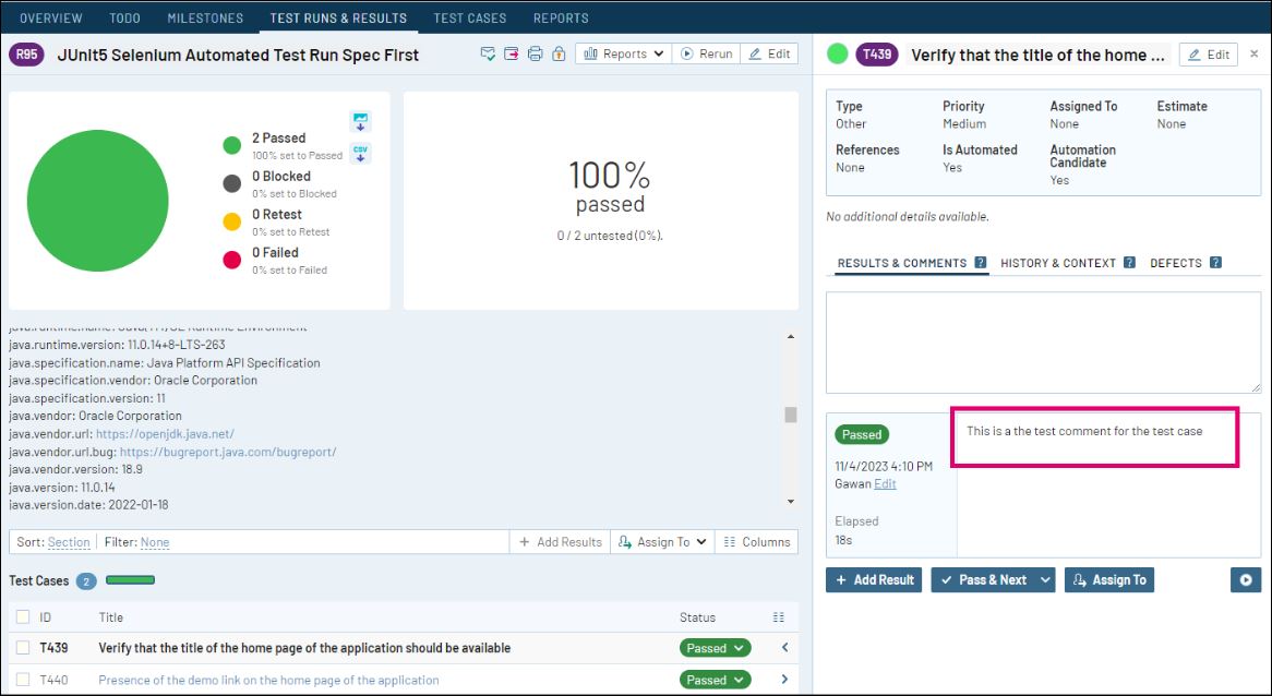 Specification-first workflow – TestRail Support Center