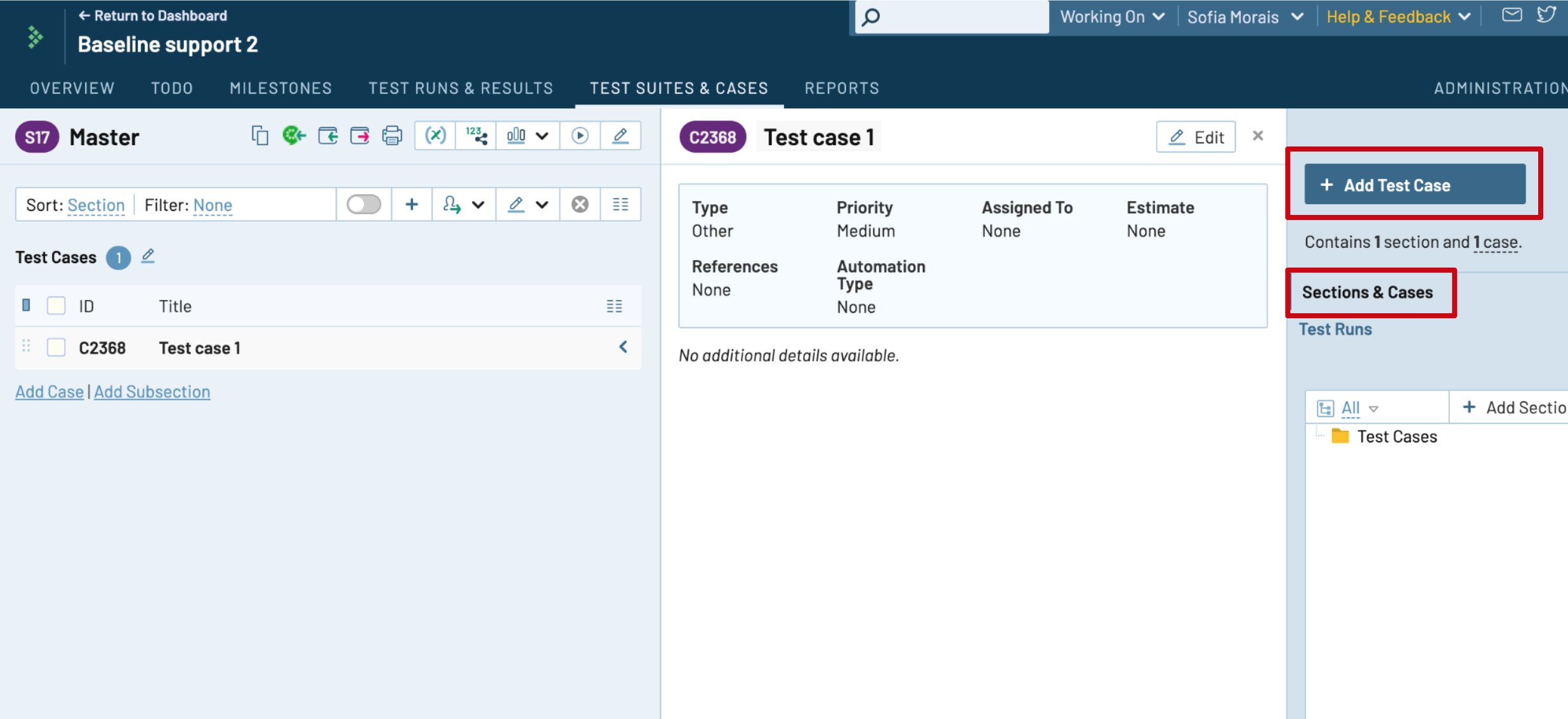 Adding Test Cases Testrail Support Center