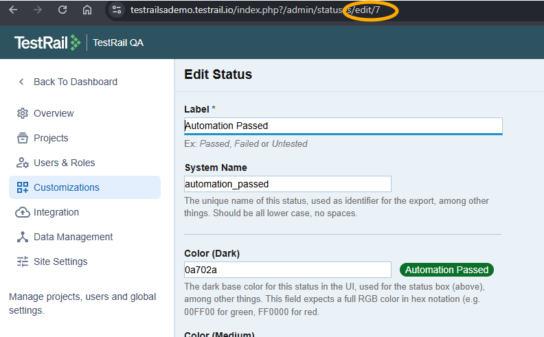 Usage examples – TestRail Support Center