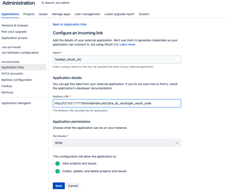 Connect to Jira Data Center – TestRail Support Center