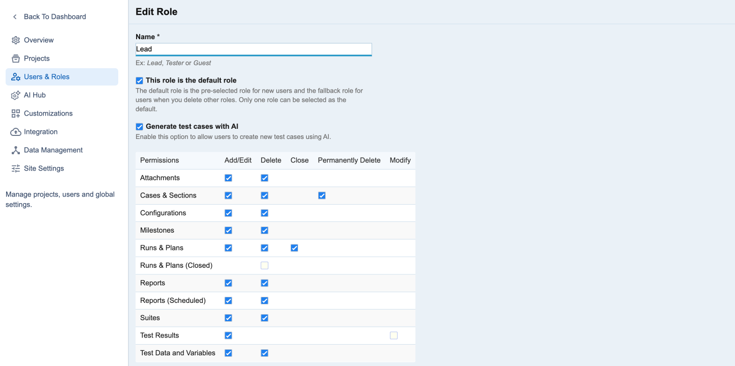 Quick Start: Generate Test Cases with AI – TestRail Support Center