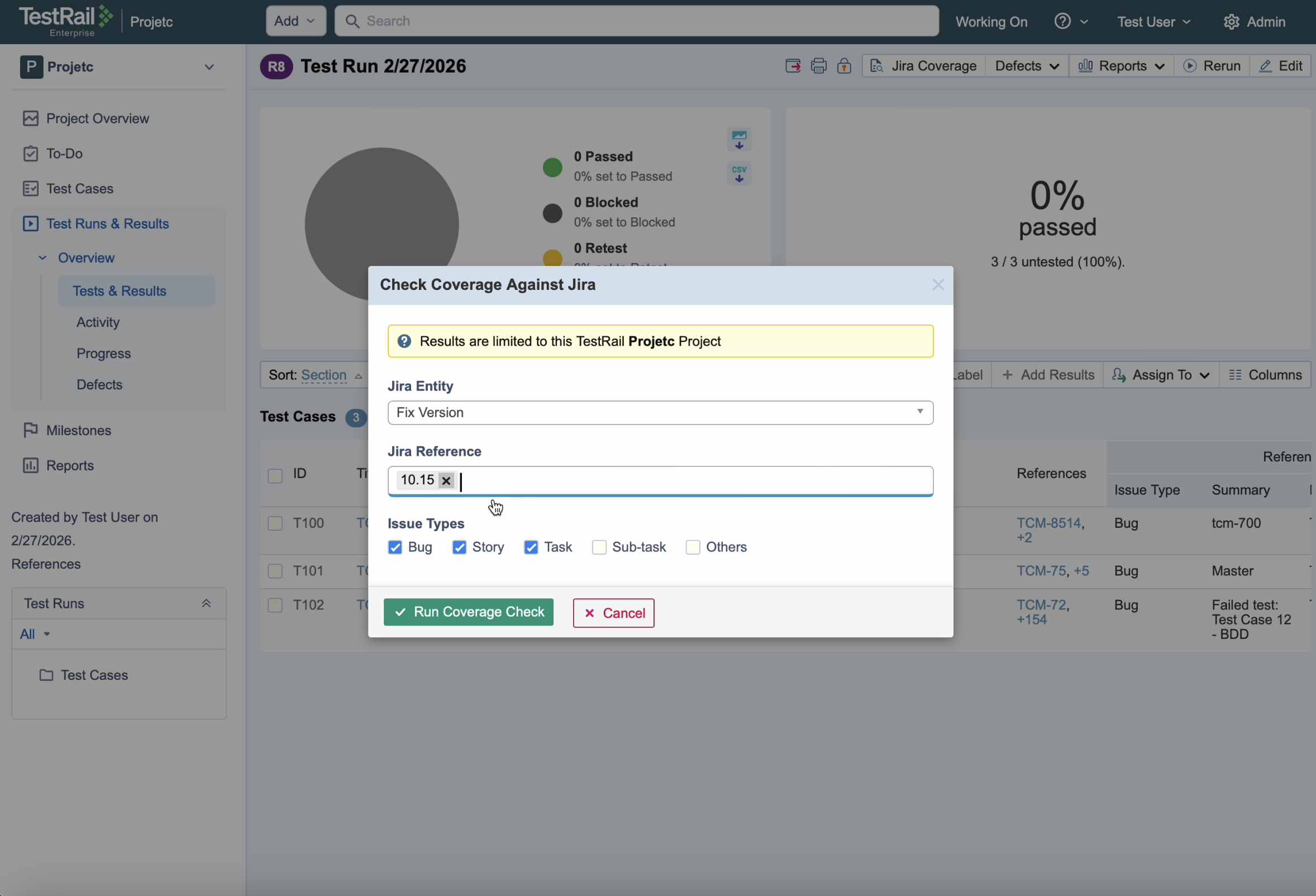 TestRail 10.2.0 Default (1076) – TestRail Support Center