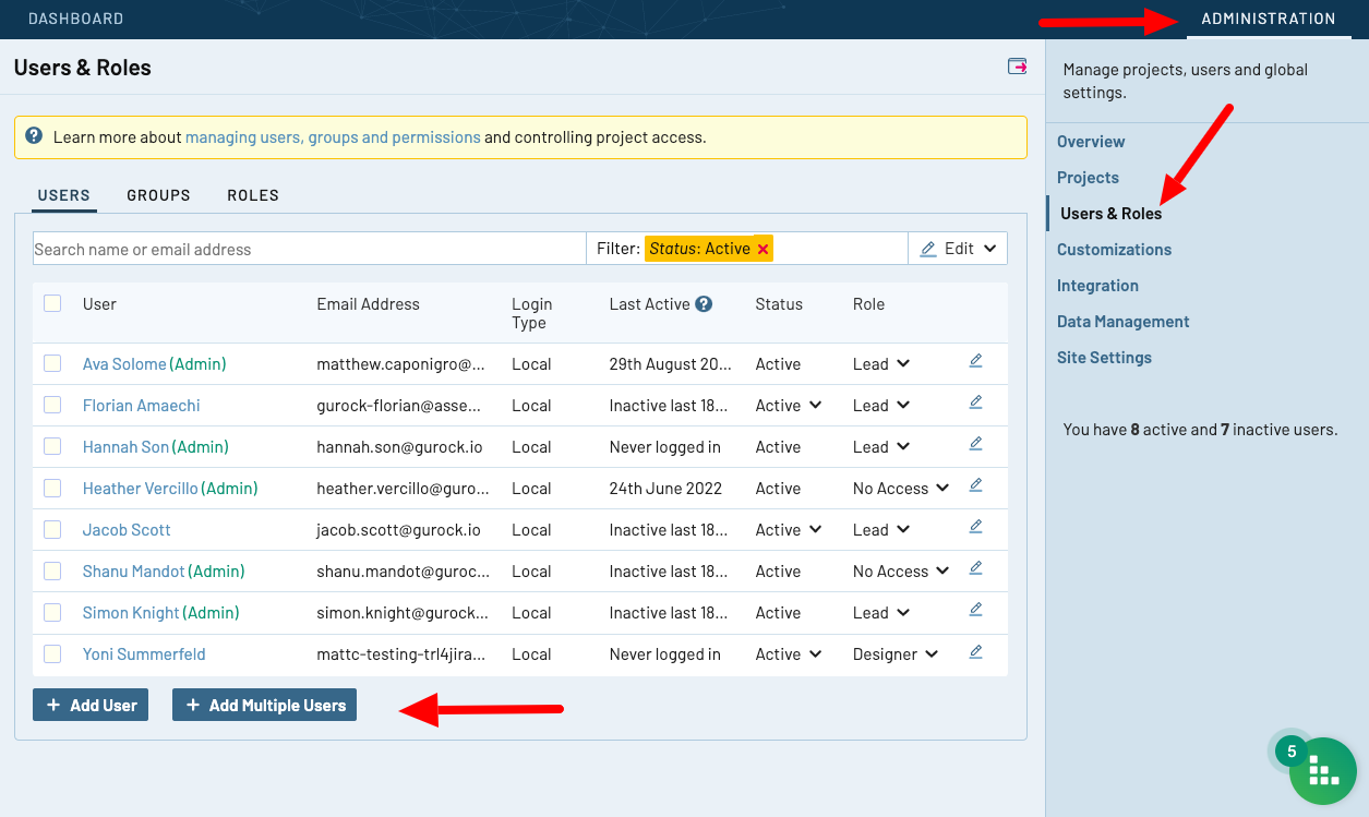 Adding Users To Your Testrail Instance Testrail Support Center